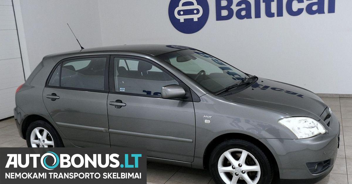 Toyota Corolla, 1.4 l., hatchback, 2005-11 yr. | 299615 | Autobonus.lt